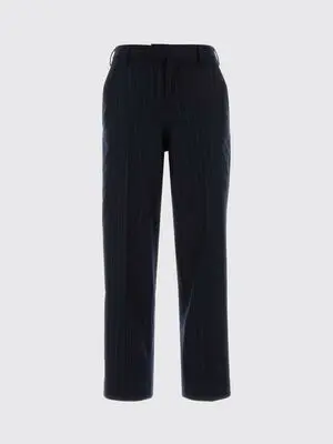 PT TORINO Pinstriped Slim Fit Tailored Trousers In Virgin Wool