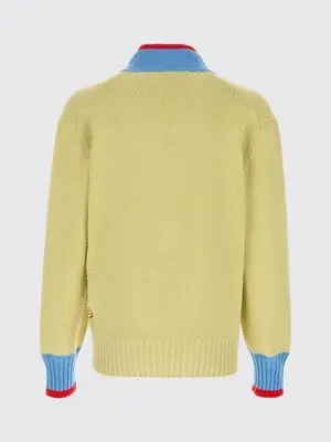JW Anderson Abstract Pattern V-neck Cotton-blend Jumper