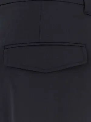 A.p.c. Tailored Wool-blend Trousers With Mid-rise Waist And Pleat Detail