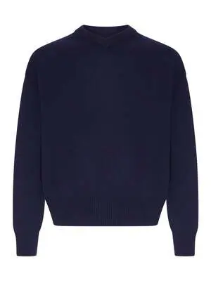 JW Anderson J.w.anderson Navy V-neck Sweater - Blue