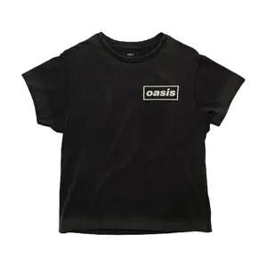 OTHER UK Oasis Flag Vintage T-shirt Worn - Black