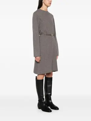 Fabiana Filippi Wool Blend Midi Dress