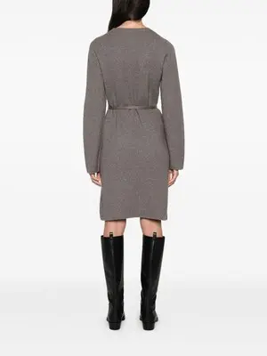 Fabiana Filippi Wool Blend Midi Dress