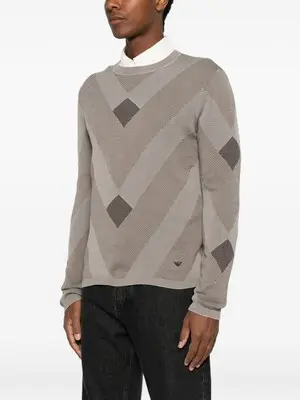 Emporio Armani Cotton Crewneck Sweater
