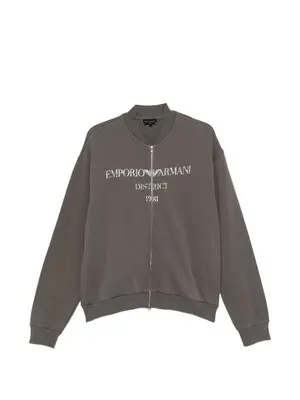 Emporio Armani Logo Cotton Bomber Jacket