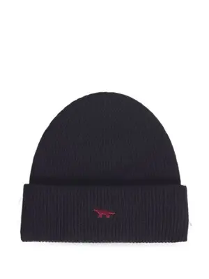 Maison Kitsuné Profile Fox Beanie - Blue