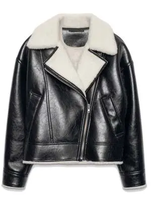 STAND STUDIO Collar Zip-front Jacket With Side Pockets