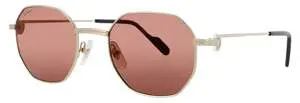 Cartier Geometric Metal Sunglasses