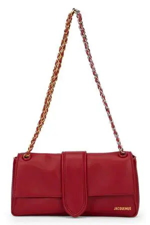 JACQUEMUS Jacquemus Le Bambino Chaine Mini Lambskin Shoulder Bag