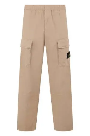 Stone Island Cotton Elasticized Cargo Pants