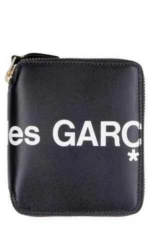 Comme Des Garçons Mini Zip-around Leather Wallet