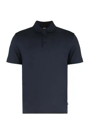 BOSS Mixed Cotton Short-sleeve Polo Shirt