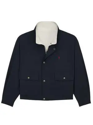 Saint Laurent Concealed Zip Utility Jacket With Snap-button Storm Flap