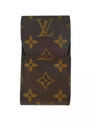LOUIS VUITTON Monogram Etui Cigarette Case - Brown