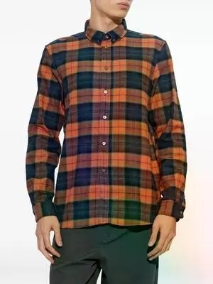 Paul Smith Checked Button-down Collar Shirt