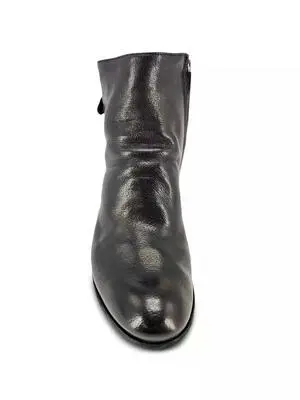 Officine Creative Chabrol/002 Buckled Leather Ankle Boots - Black