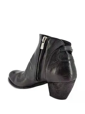 Officine Creative Chabrol/002 Buckled Leather Ankle Boots