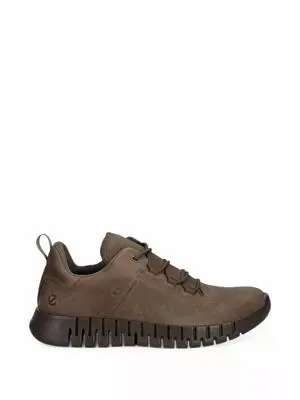 Ecco Nubuck Gore-tex Lace-up Sneakers - Brown