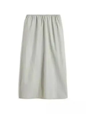 Soeur Elasticated Gathered Midi Skirt - Grey