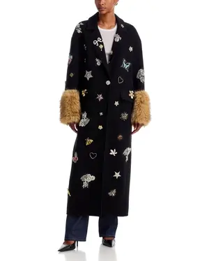 Cinq À Sept Greatest Hits Mariella Embellished Coat