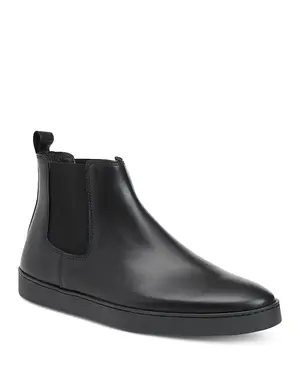 Bruno Magli Placido Chelsea Boots - Black Leather