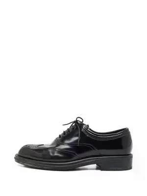 Prada Brushed Oxford Shoes - Black