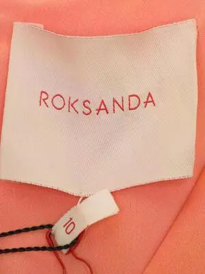 ROKSANDA Draped-sleeve Midi Dress