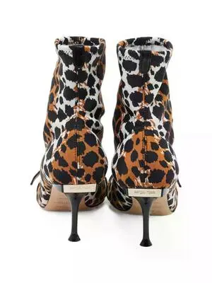 SERGIO ROSSI Sr Milano Leopard-print Ankle Boots