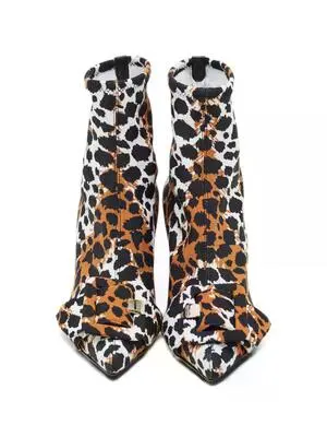 SERGIO ROSSI Sr Milano Leopard-print Ankle Boots