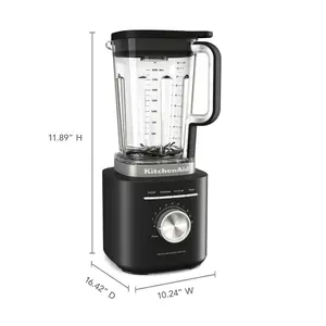 KITCHENAID Pure Power Blender With Glass Jar - Black