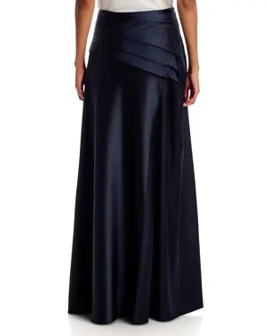 HEIRLOME Yvonne Draped Silk Maxi Skirt