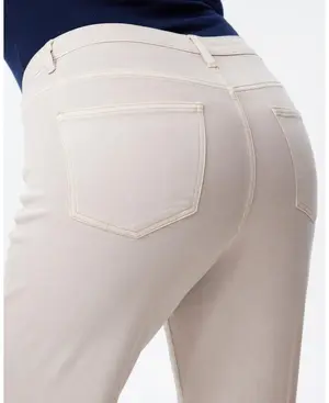 BAYEAS Plus Mid Rise Wide Leg Denim Jeans Stretch Comfortable