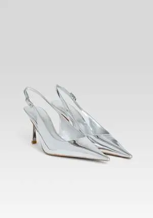 Retrofete Christine Slingback - Silver