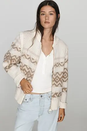 Barbour Maplewood Wool Blend Zip-front Sweater