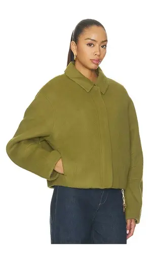 Cult Gaia Reena Outerwear In Olive