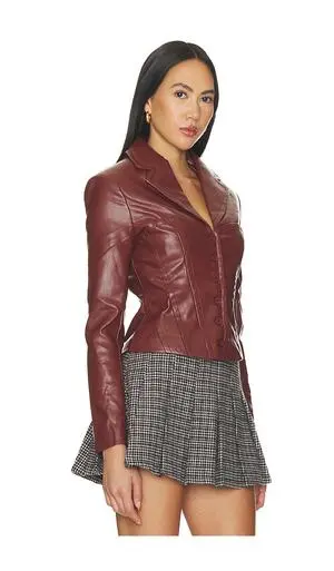 Lioness Merci Jacket In Chocolate