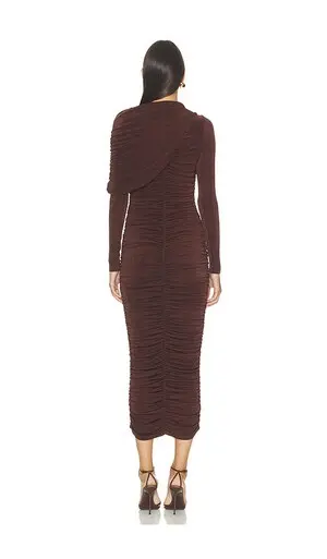 Bardot Melina Gathered Midi Dress