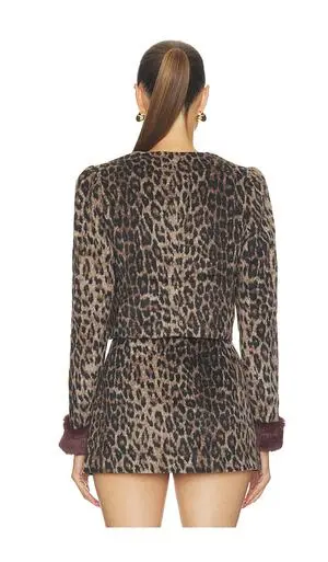 SISTER NY Valeria Jacket In Brown