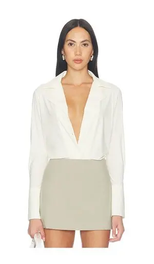 Commando Classic Blousey Button Down Bodysuit