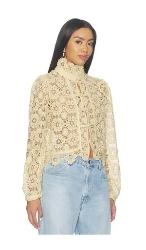 Lioness Overtime Blouse In Yellow