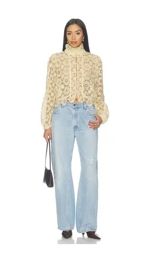 Lioness Overtime Blouse In Yellow