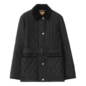 Burberry 26fw Chiltern Quilted Jacket - Black