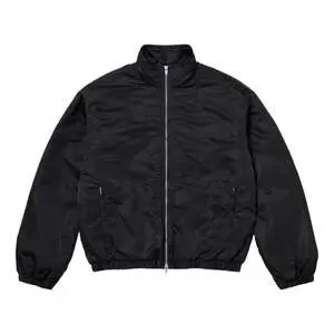 Supreme Fw26 Stand Collar Lined Nylon Jacket - Black