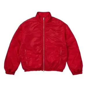 Supreme Fw26 Stand Collar Lined Nylon Jacket - Red