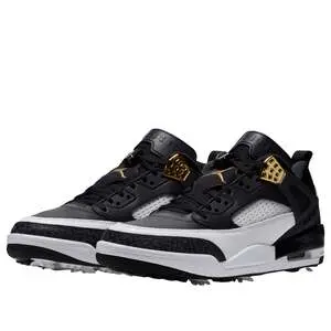 JORDAN Spizike Golf 'black White Metallic Gold - Black/white/phantom