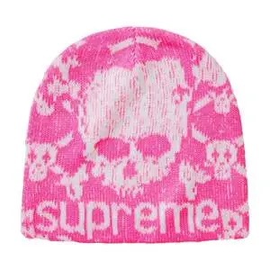 Supreme Fw26 X Vanson Leathers Skull Beanie