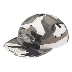 Supreme Fw26 Rhinestone Label Camp Cap