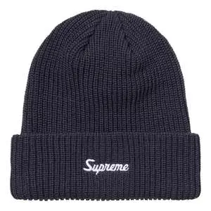 Supreme Fw26 Loose Gauge Beanie - Navy