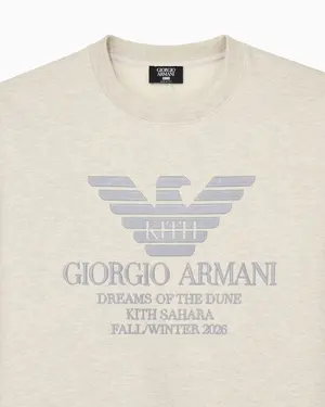 Giorgio Armani Cotton Jersey Sweatshirt X Kith - Grey
