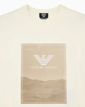 Giorgio Armani Interlock Jersey Crew-neck T-shirt X Kith